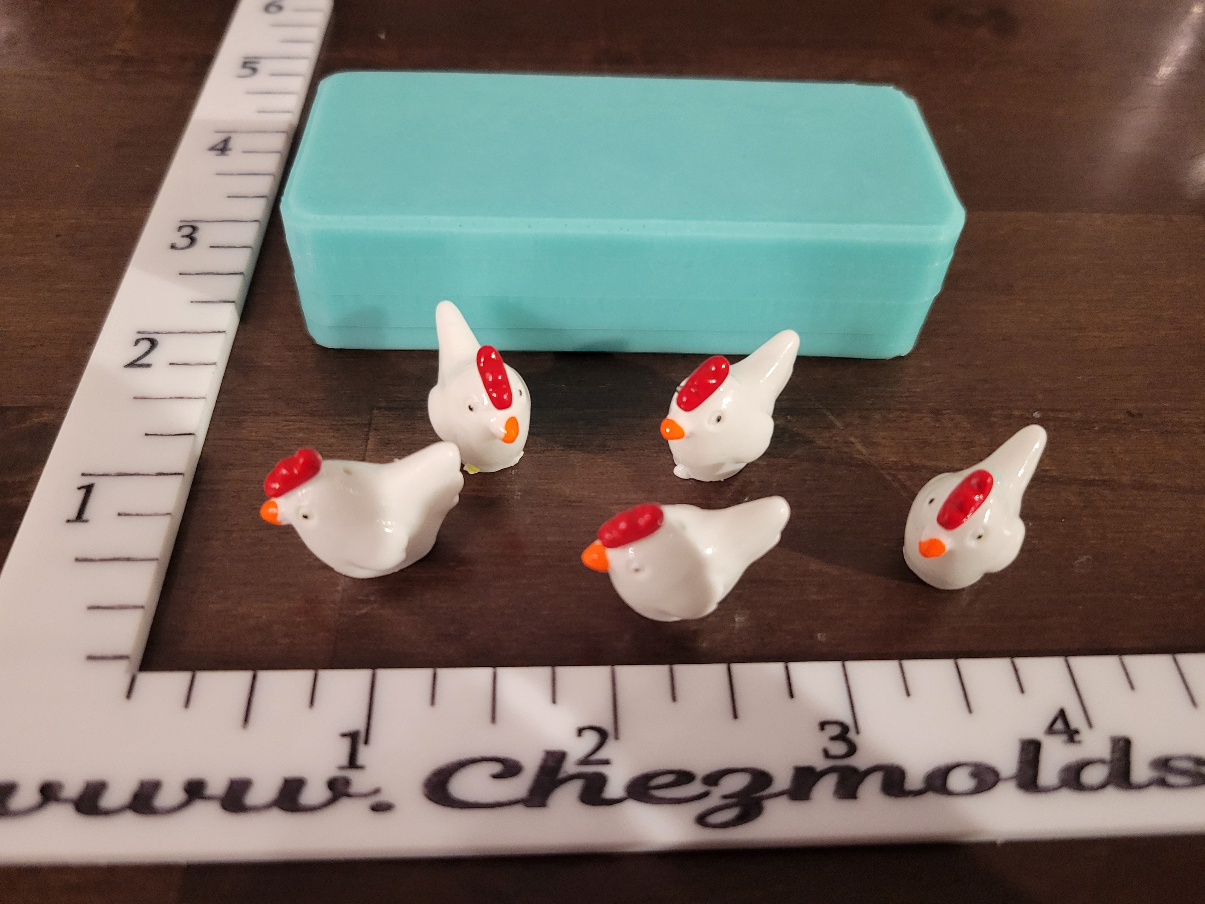 3d chicken charms – ChezMolds & More