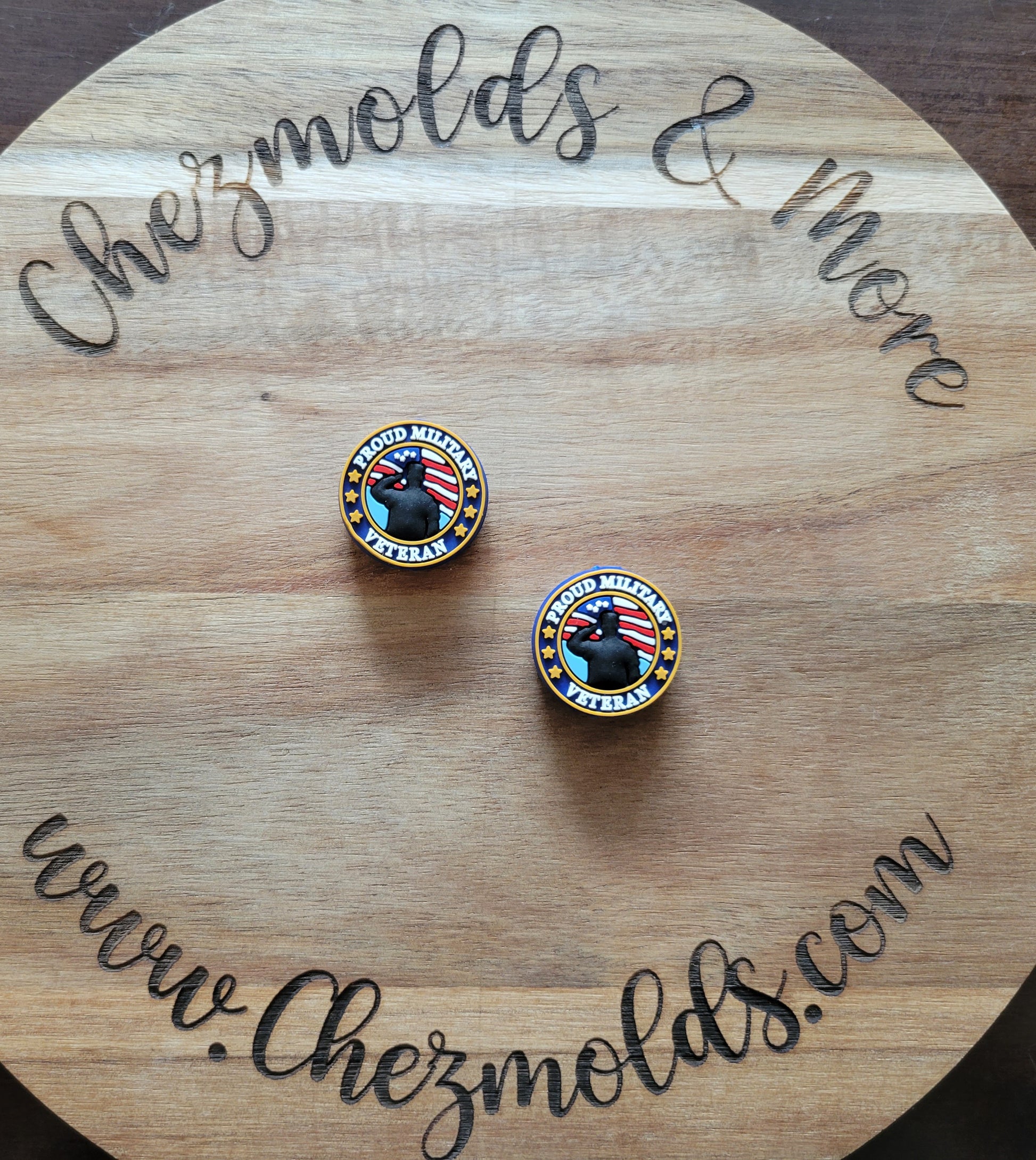 Military Vet- focal Bead – ChezMolds & More