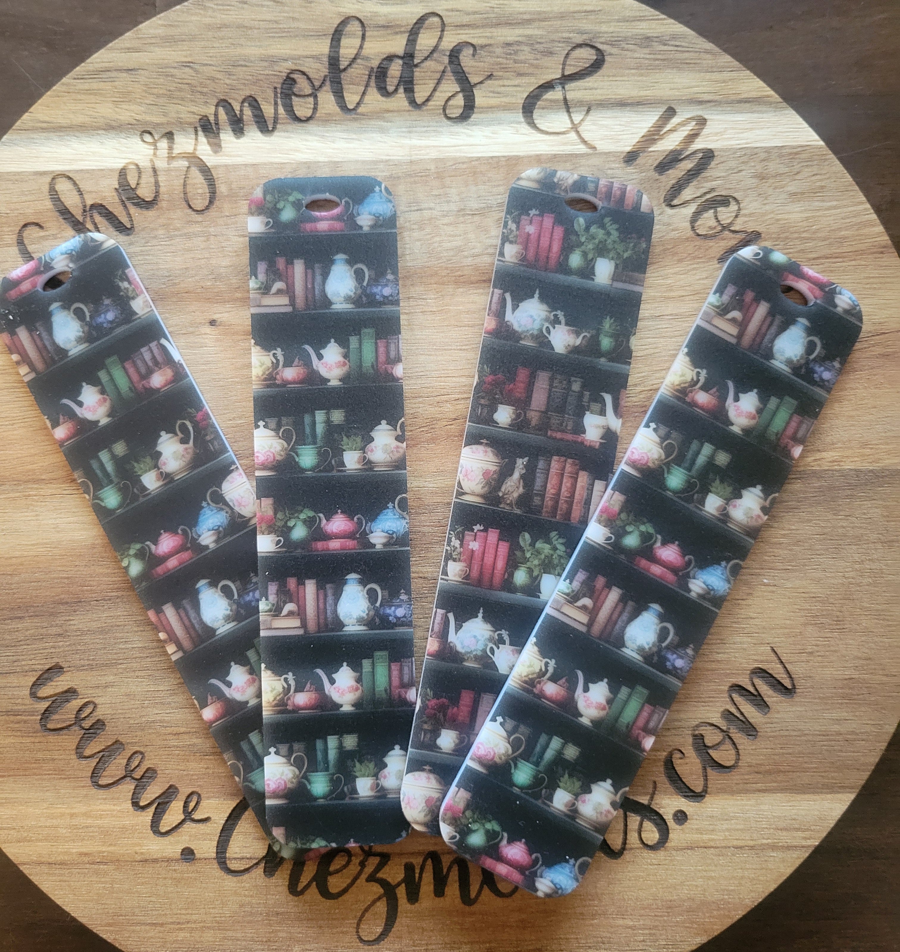Beadable bookmarks- tea & Coffee – ChezMolds & More