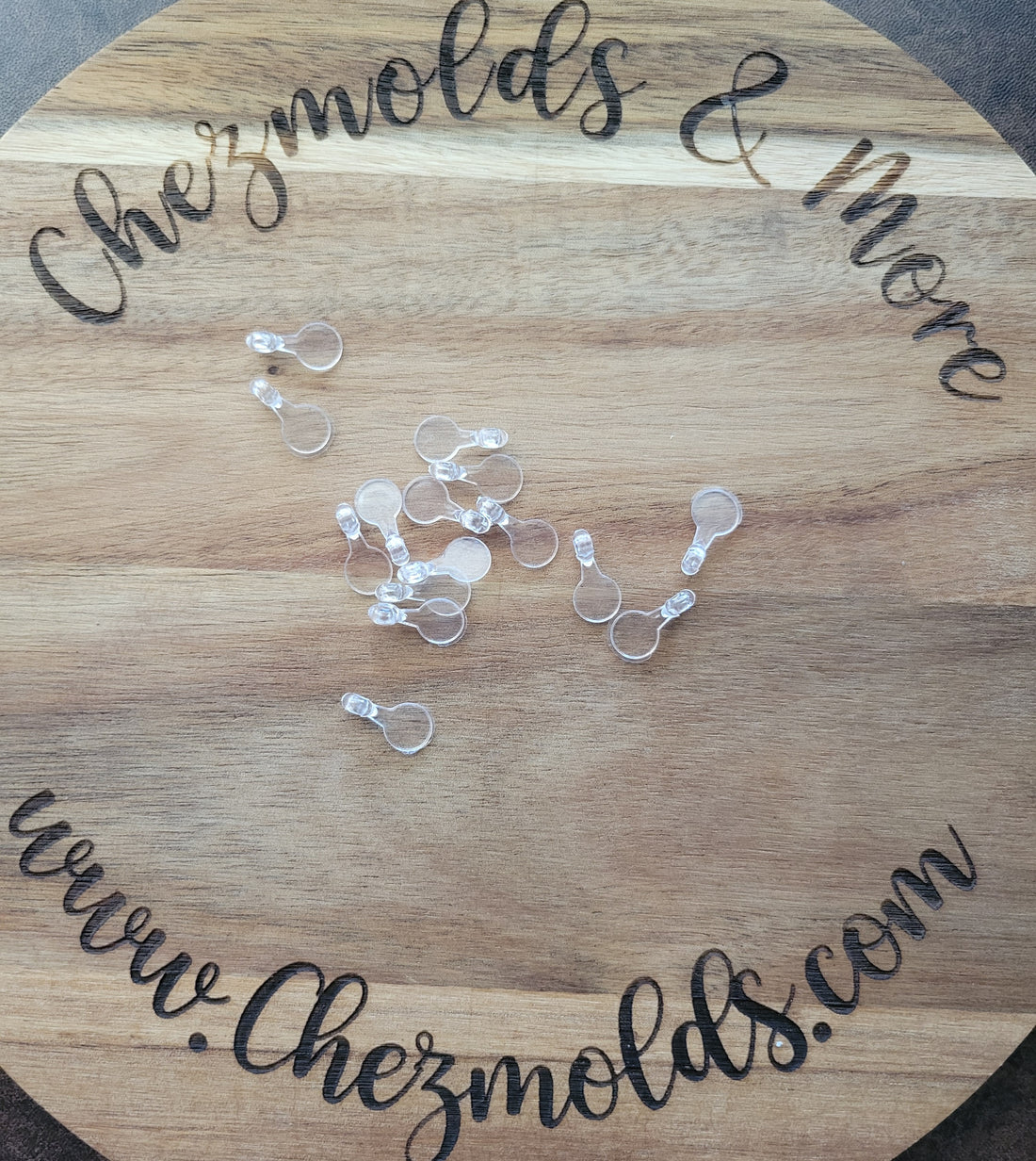 Acrylic bail attachment for flatbacks- set of 5 – ChezMolds & More