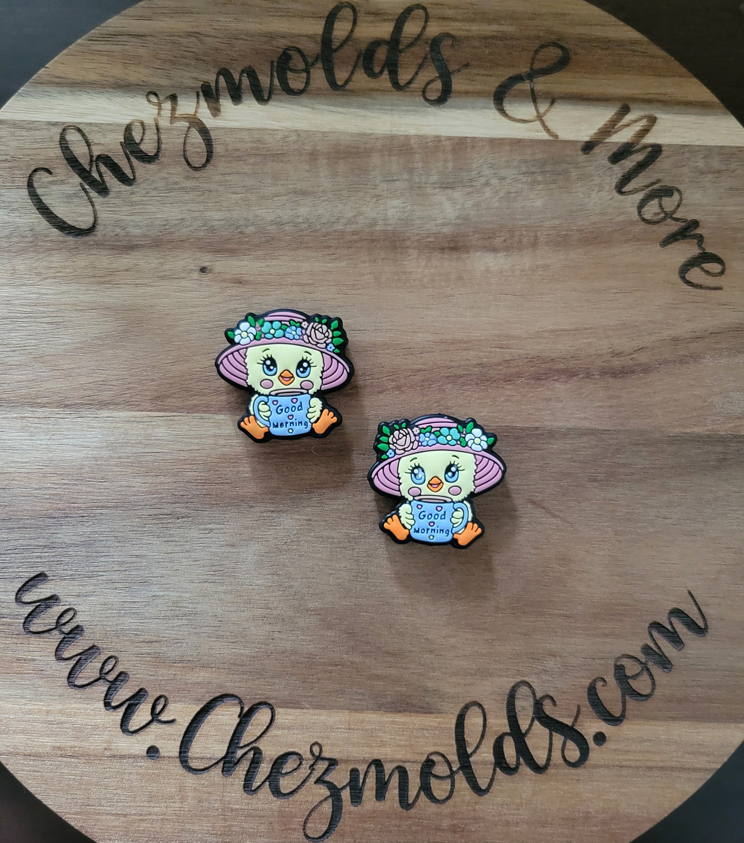 good morning ducky- focal Bead – ChezMolds & More