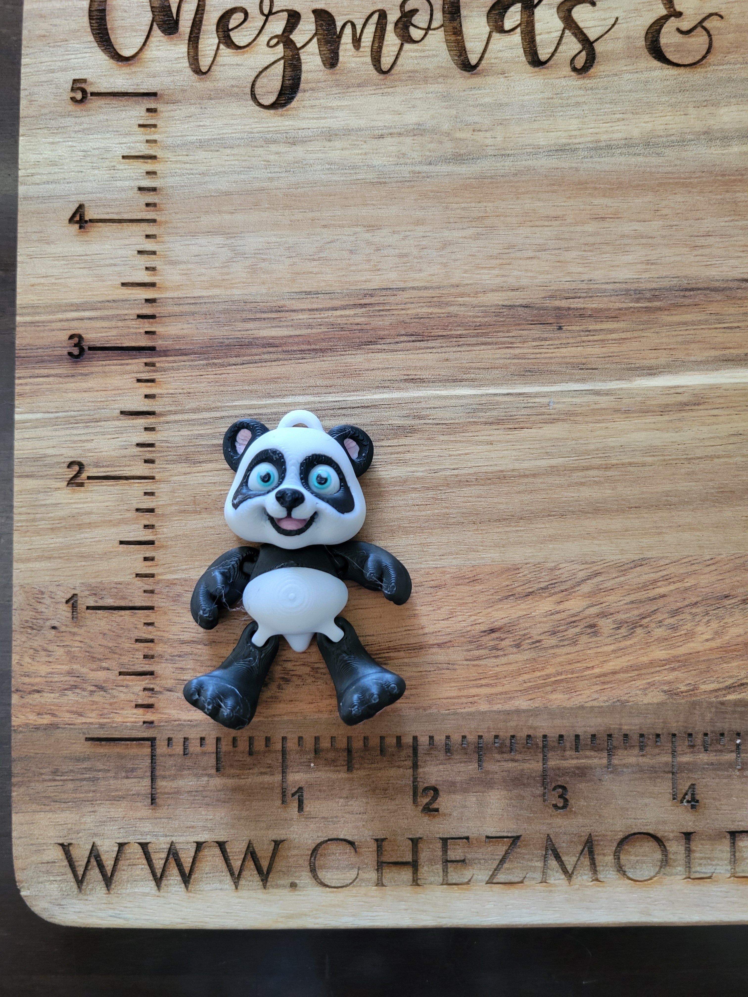 Beadable 3d printed- panda – ChezMolds & More