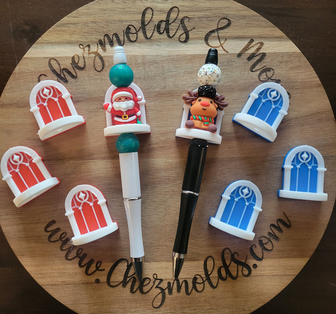CE 3d printed focal Bead-3d window backer – ChezMolds & More