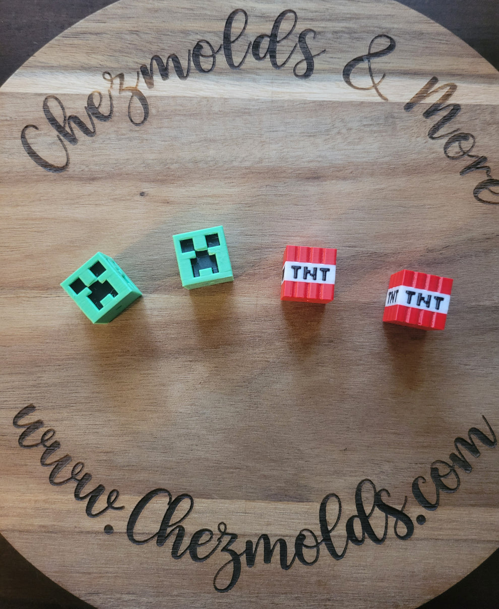 CE 3d printed -minecraft – ChezMolds & More