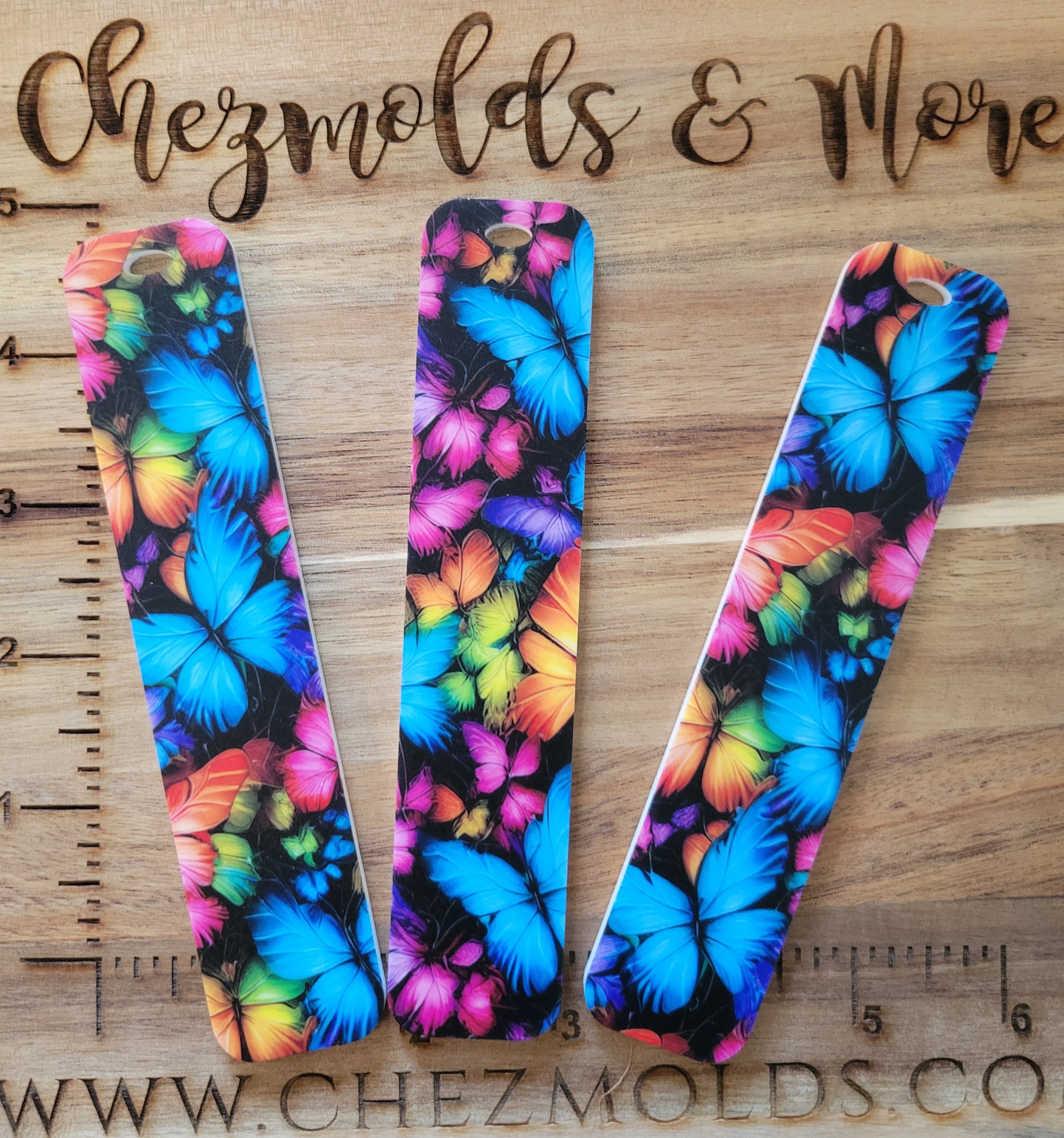 Beadable bookmarks-bright butterflies – ChezMolds & More