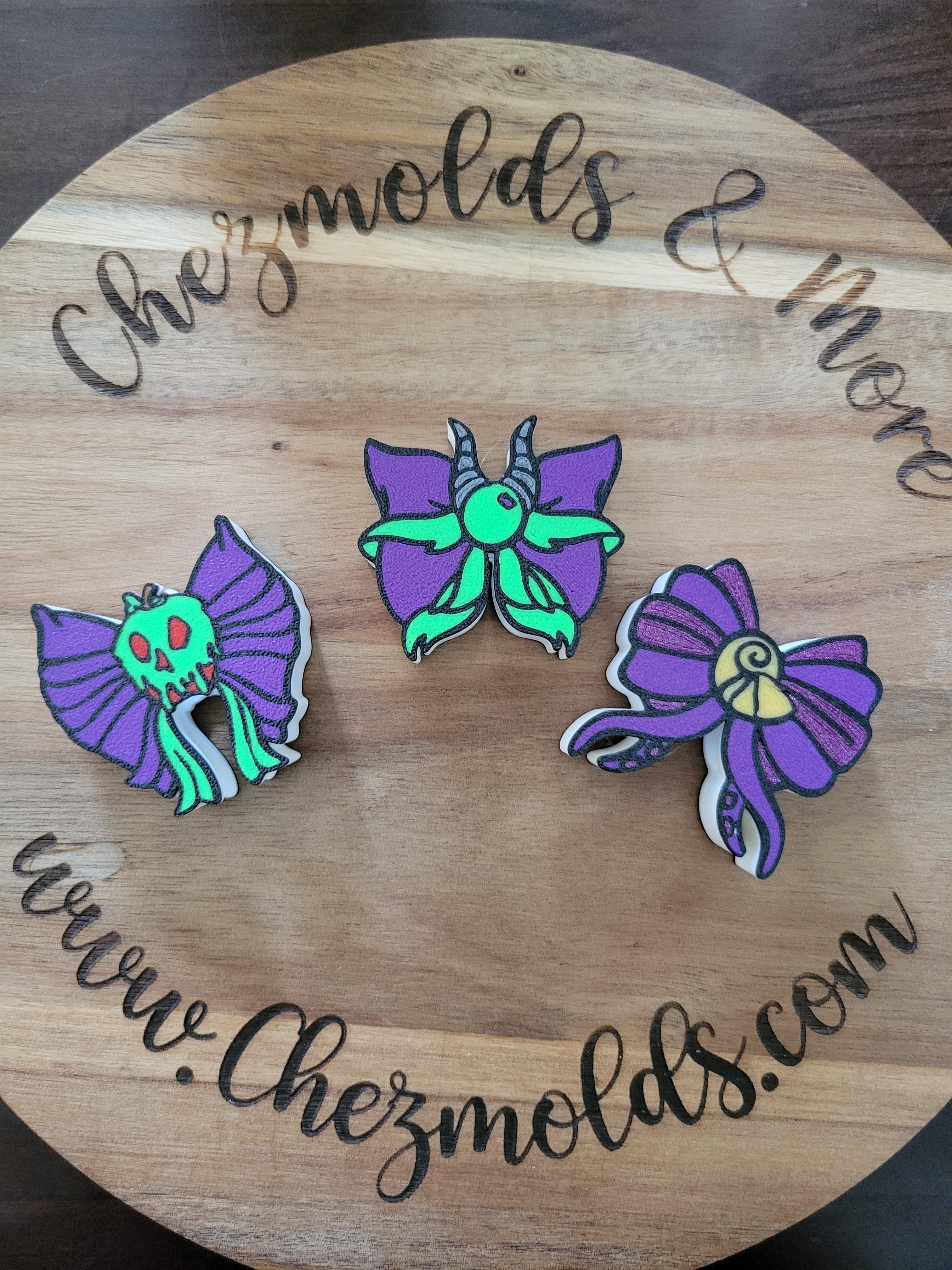 CE 3d printed- straw topper-villian – ChezMolds & More