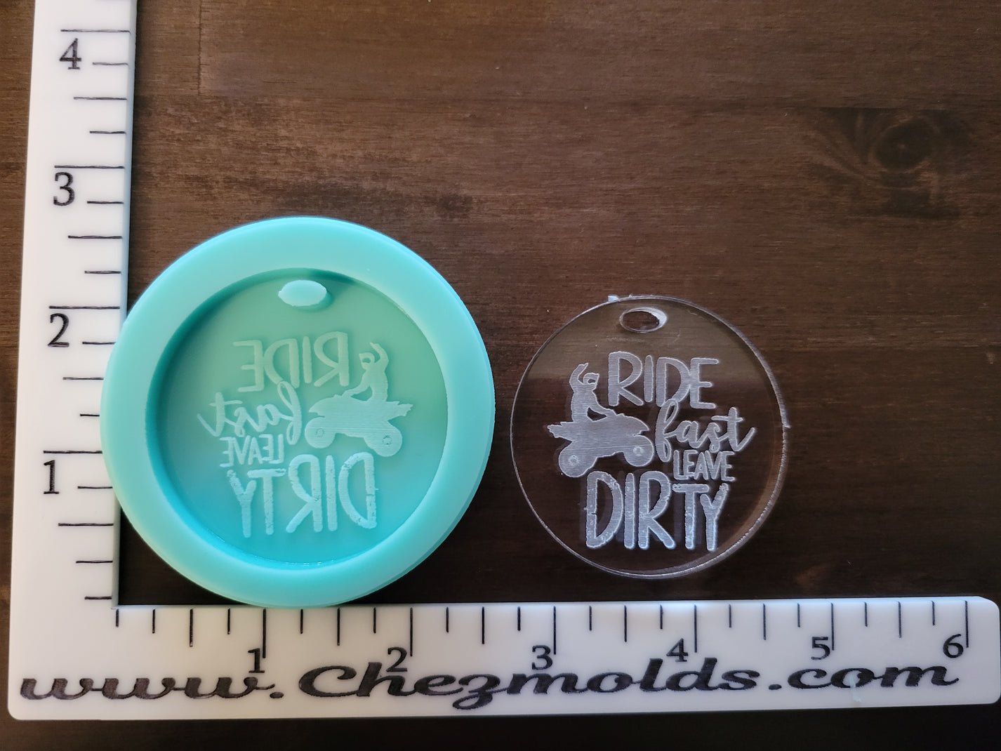 ATV/ Motorcycle- ride dirty keychain – ChezMolds & More
