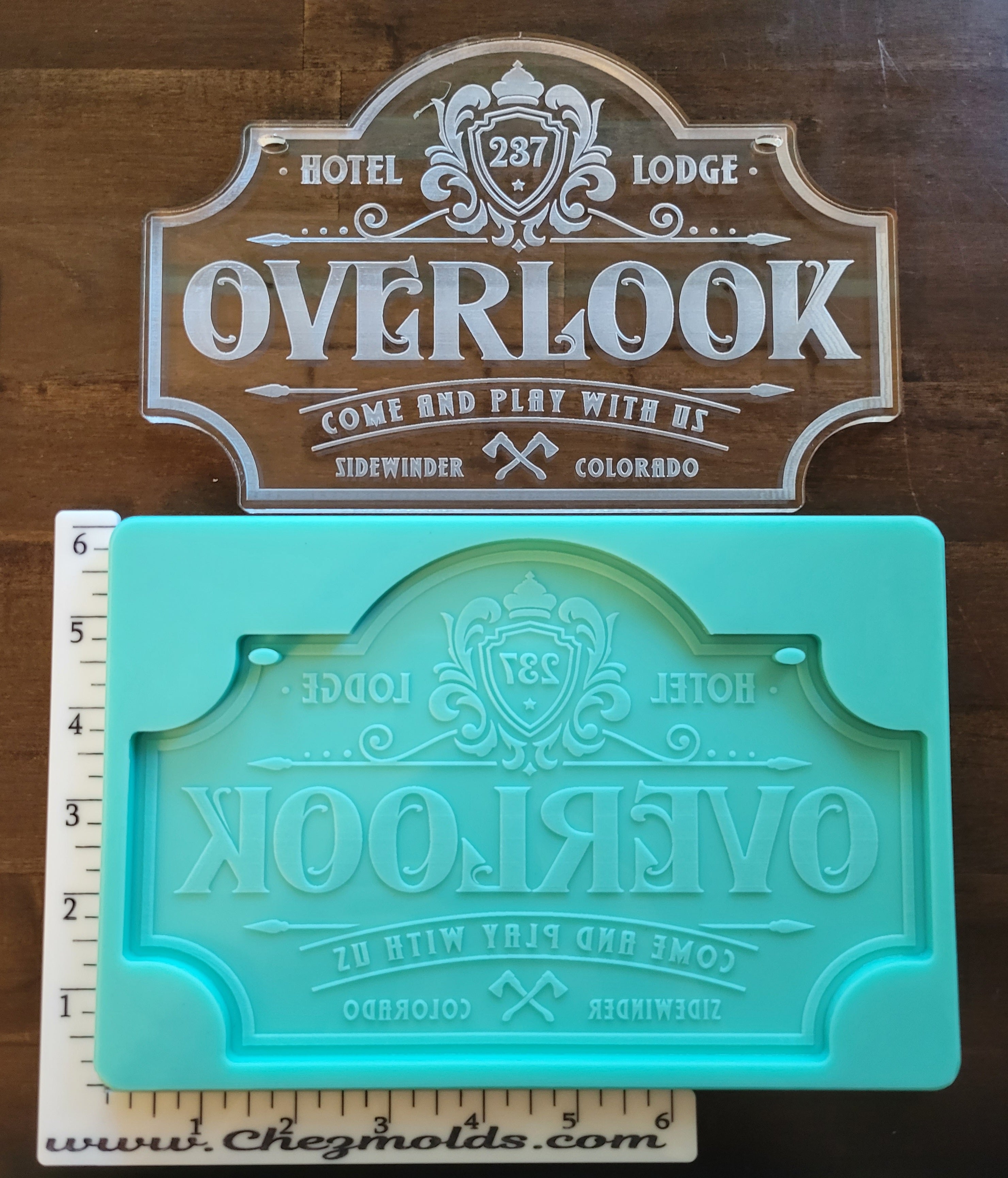 Overlook hotel wall sign – ChezMolds & More